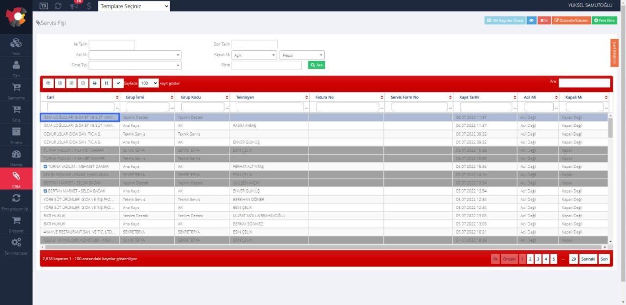 Crm Yönetimi – Müşteri İlişkileri Yönetimi - Tamsoft